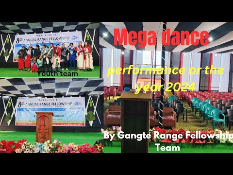 Mega dance presented by Gangte range teams on the occasion of 8th ...