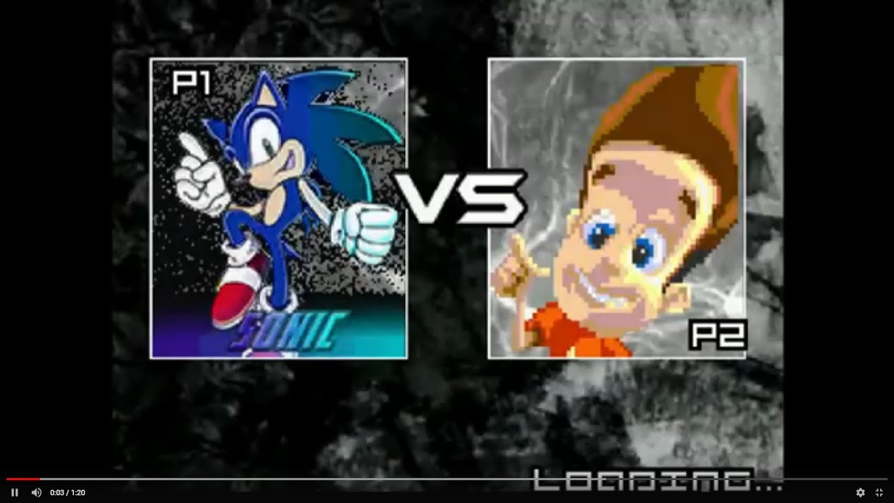 Sonic the Hedgehog Vs. Jimmy Neutron (Boy Genius) | LEGENDARY BATTLES ...