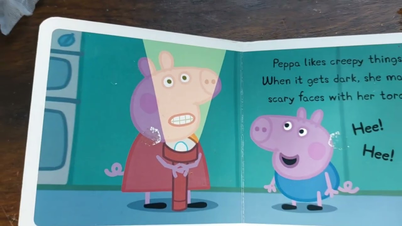 Peppa pig storybook: Creapy cobwebs. Bedtime story. Read together ...