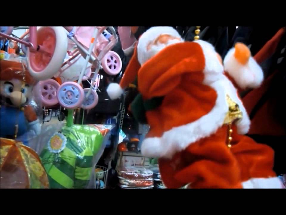 SANTA CLIMBING A ROPE - YouTube