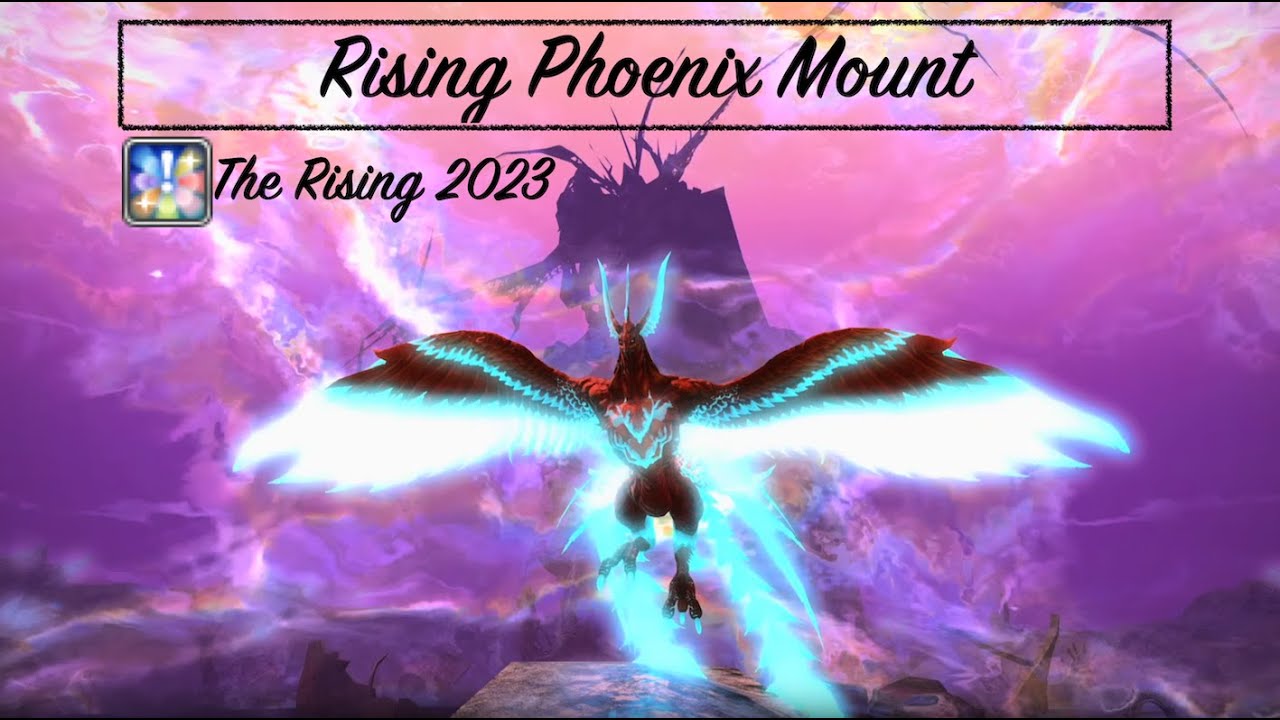 Final Fantasy XIV - Rising Phoenix Mount - YouTube