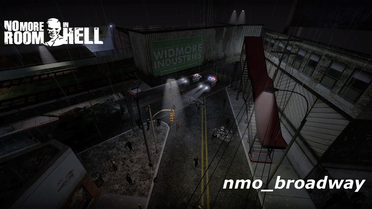 NMRiH - nmo_broadway """Speedrun""" (Solo/No kills/Almost in time ...