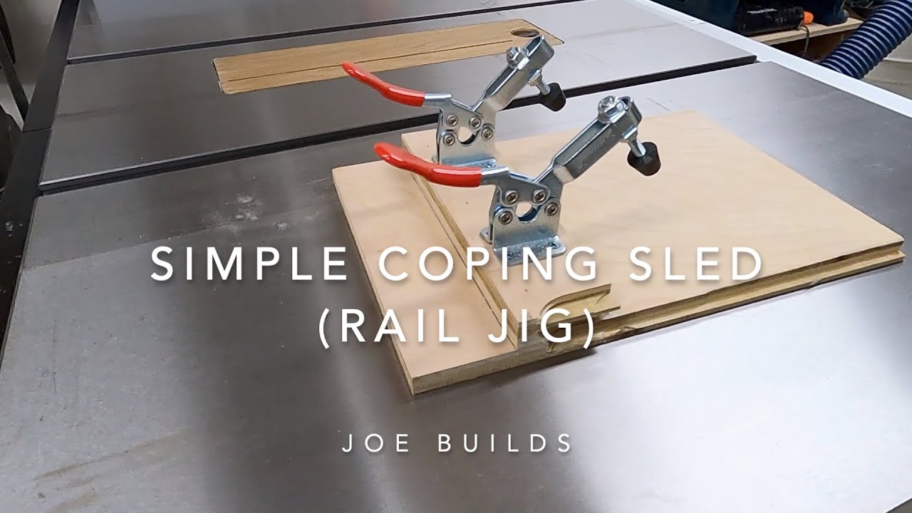 Simple Coping Sled :: Router Sled - YouTube
