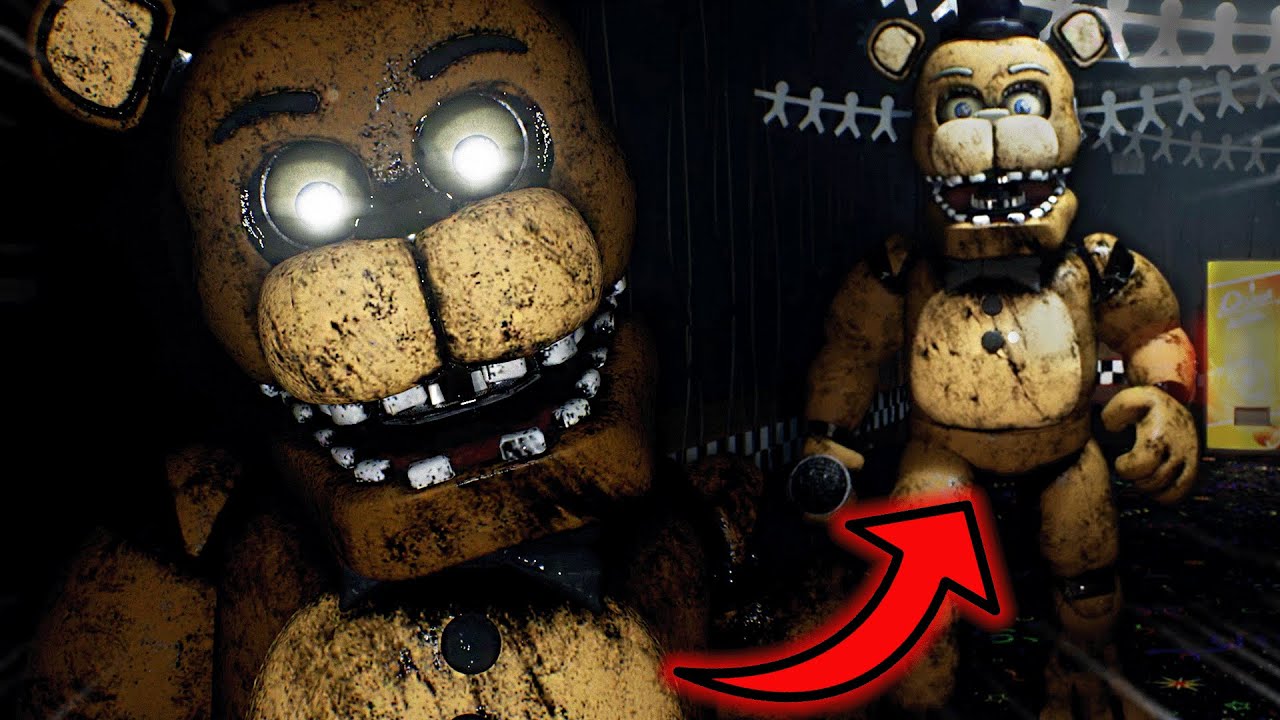 DI NOTTE GLI ANIMATRONICS PRENDONO VITA | FNAF Project Fredbear Reboot ...