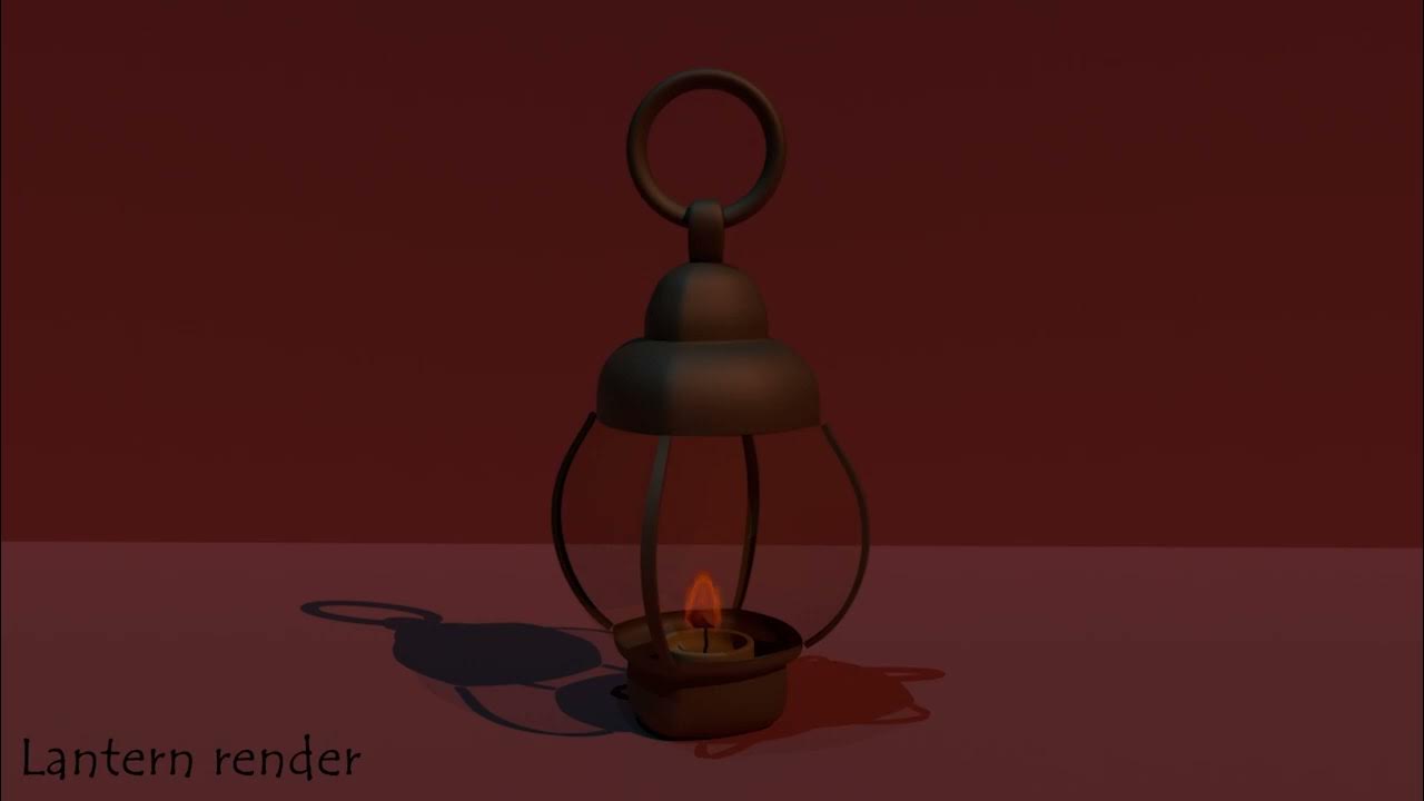 Lantern 3d modeling in maya - YouTube