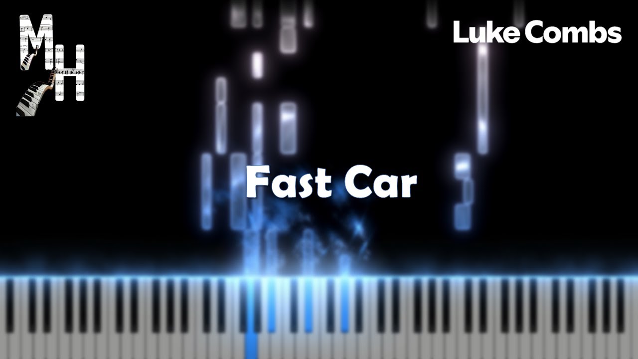 Luke Combs - Fast Car | Piano Cover + Sheets + MIDI | Magic Hands - YouTube