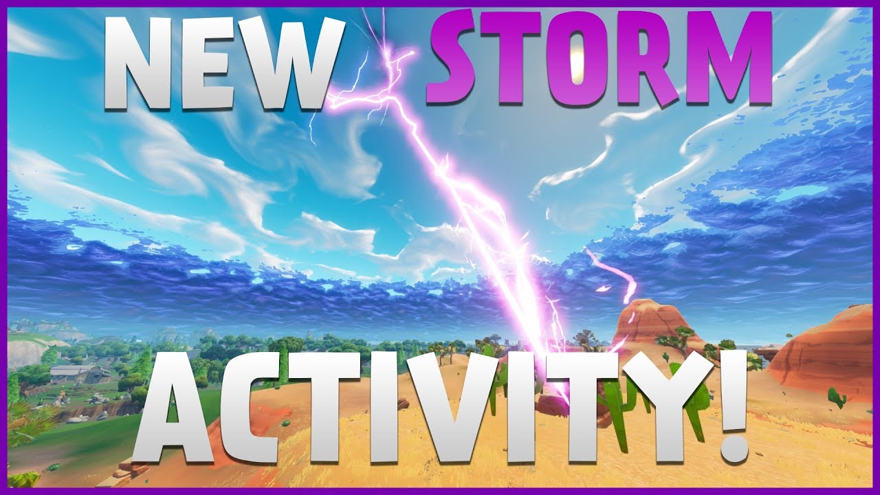 New Fortnite Storm Activity [Week 7, Season 5] August Lightning Bolt ...
