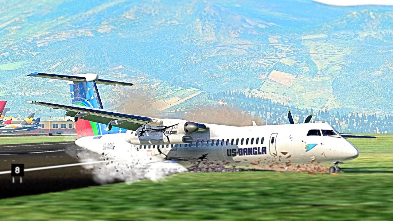 Bombardier Q400 Crash