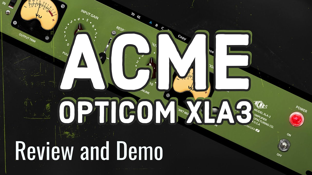 Let’s Try: Acme Audio Opticom XLA-3 Review and Sound Demo - YouTube
