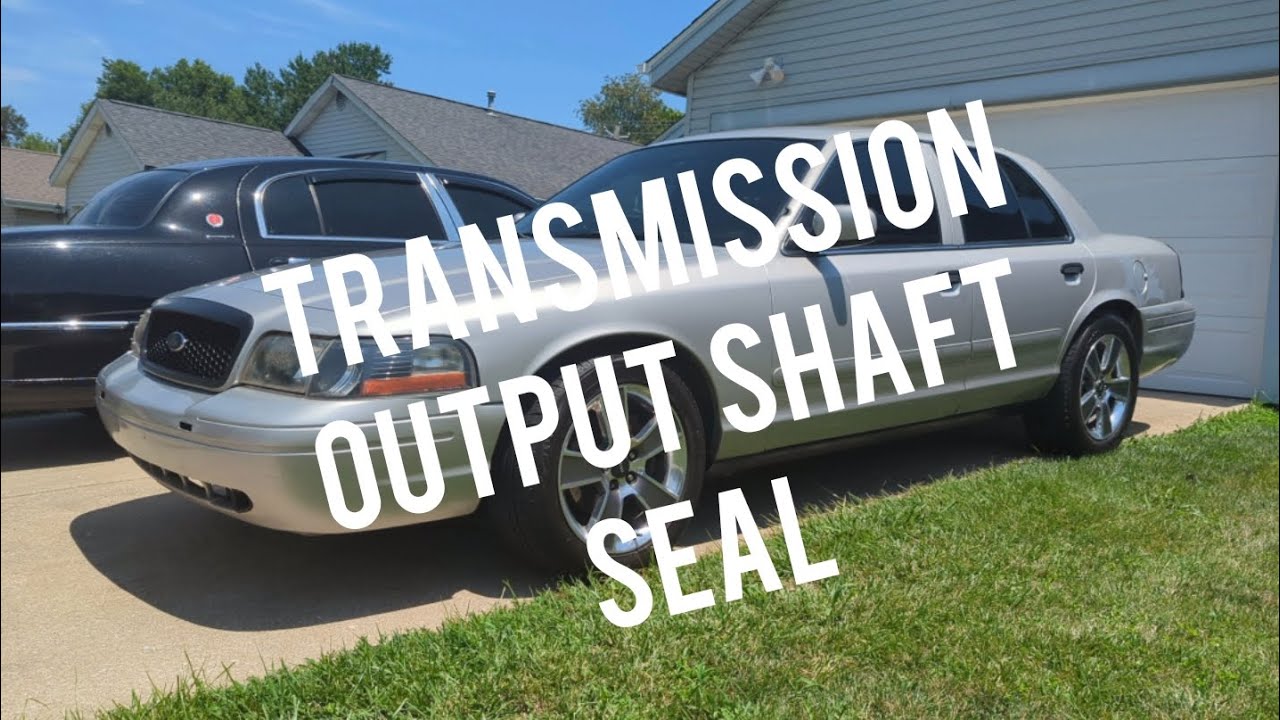 How To remove Transmission output Shaft seal on Crown Victoria Lincoln ...