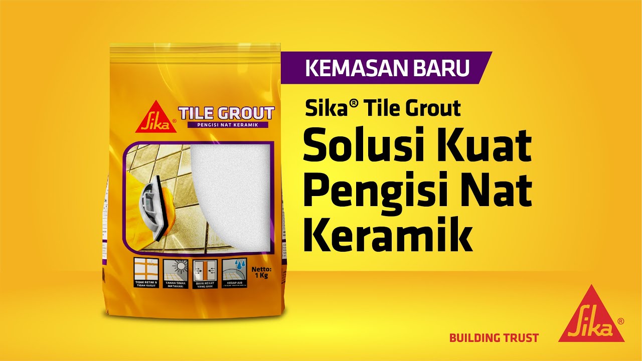 NEW PACKAGING! Sika® Tile Grout - YouTube