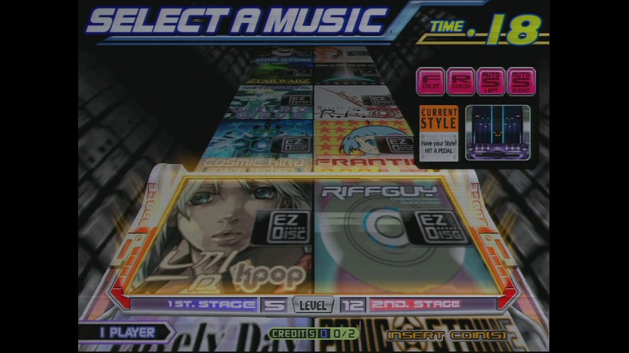 [EZ2DJ:6TH] (Space Mix) Select a music - YouTube