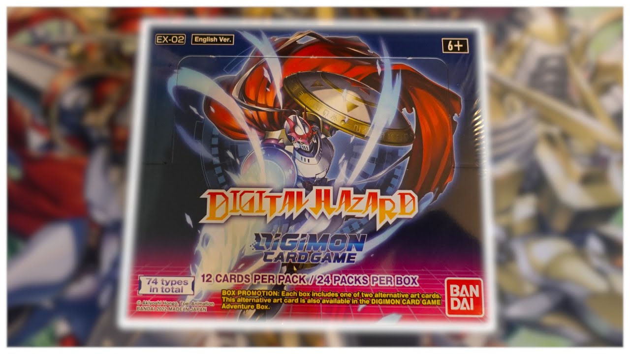 Digital Hazard EX2 Box Opening! | Digimon TCG - YouTube
