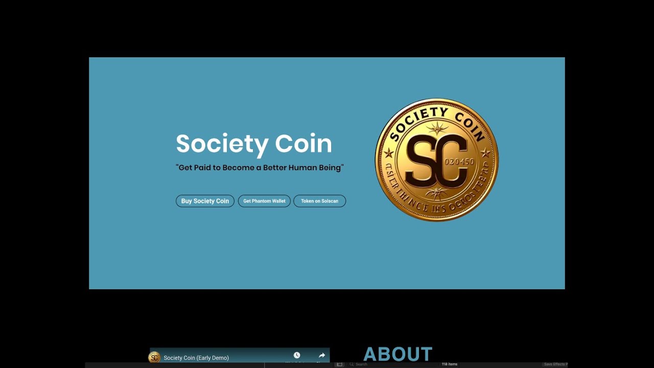 What is Society Coin? - YouTube