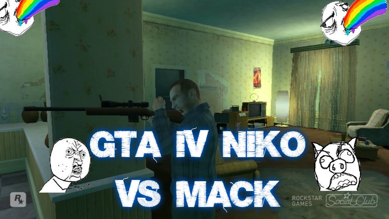 GTA IV NIKO VS MACK - YouTube