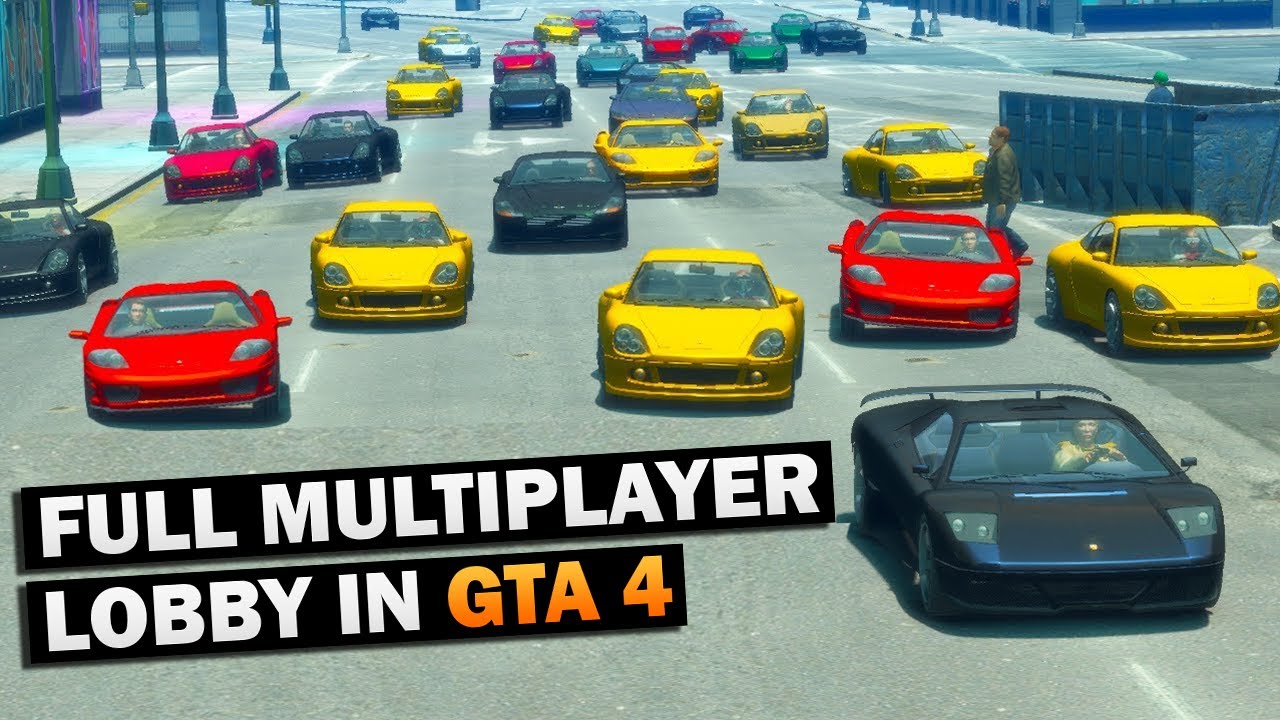 Incredible FULL 32-PLAYER LOBBY in GTA 4 Multiplayer on PC (GFWL) - YouTube