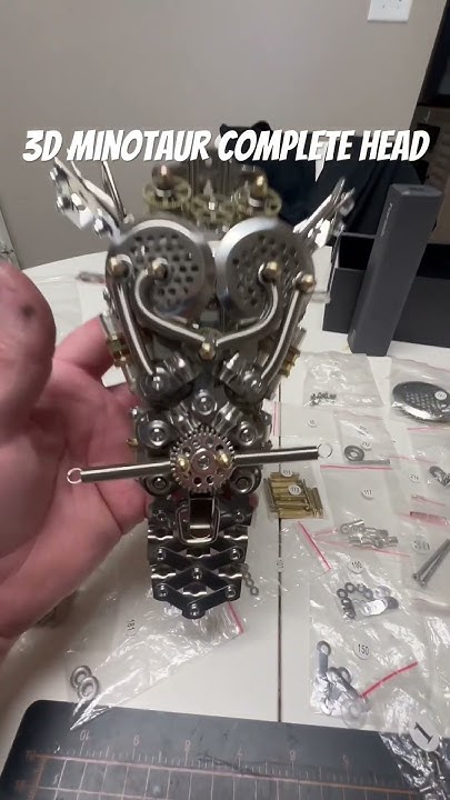 Steampunk Artmodel Minotaur Metalmodels Medieval Greekmythology Modeling Art Youtube