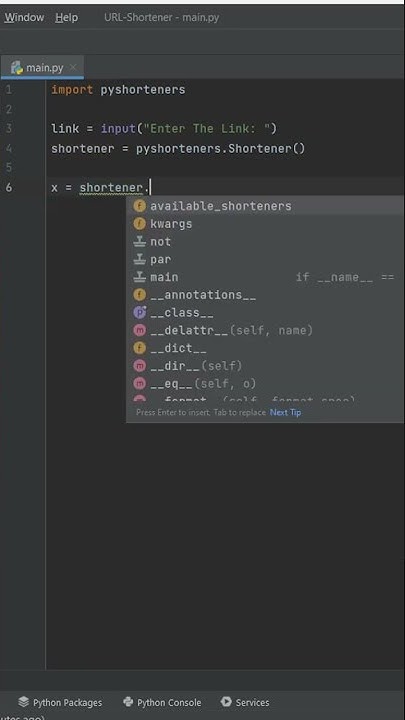 How To Make A Url Shortener In Python Shorts Youtube