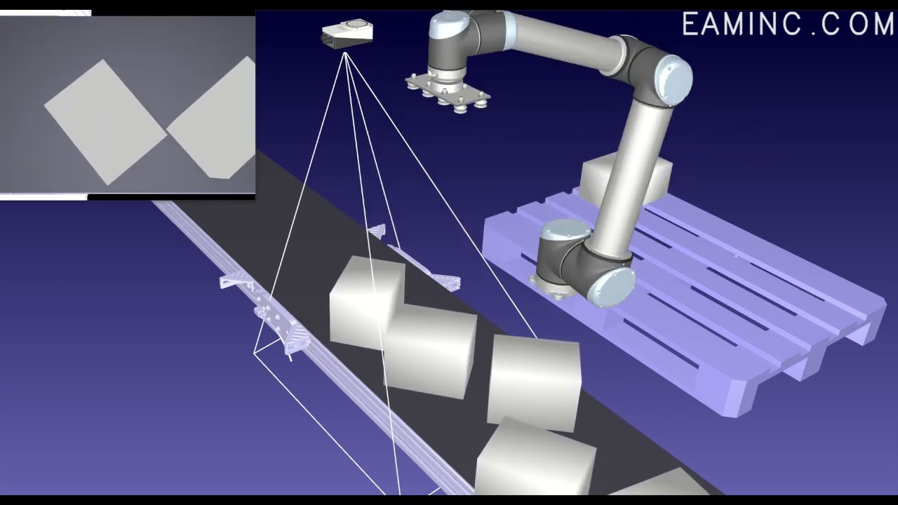 Pick & Place System Using Camera & Cobot - YouTube