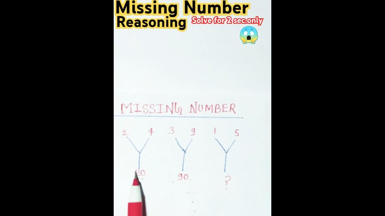 Missing Number reasoning tricks| #shorts - YouTube