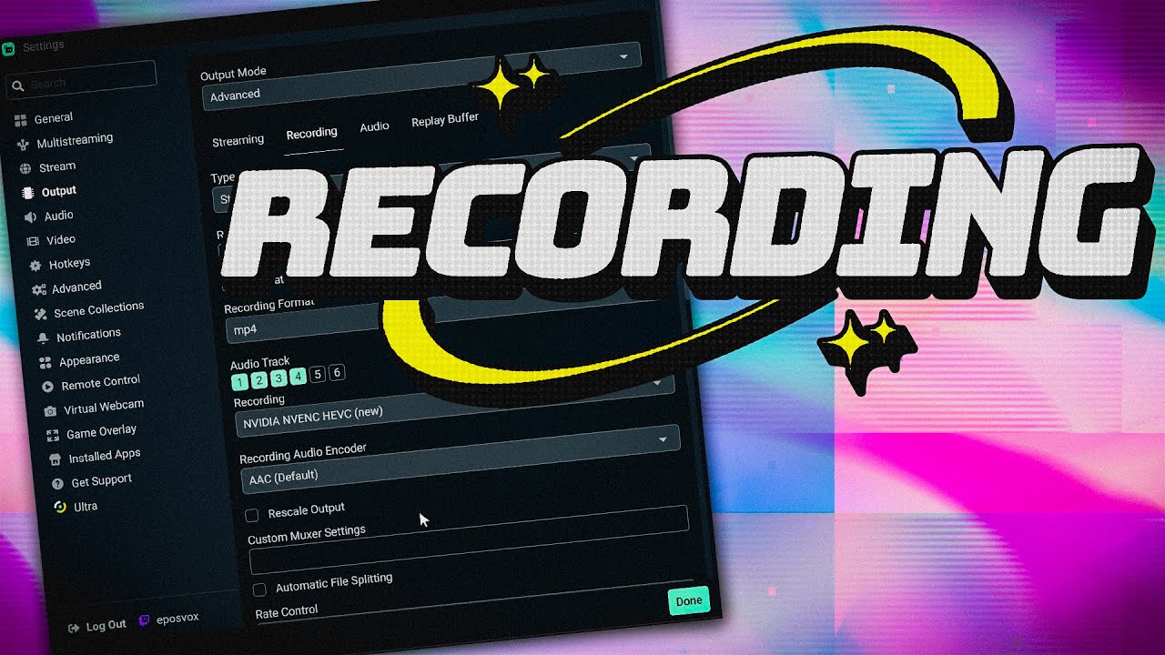 Streamlabs Desktop Guide to BEST RECORDING SETTINGS & SOURCE RECORDING ...