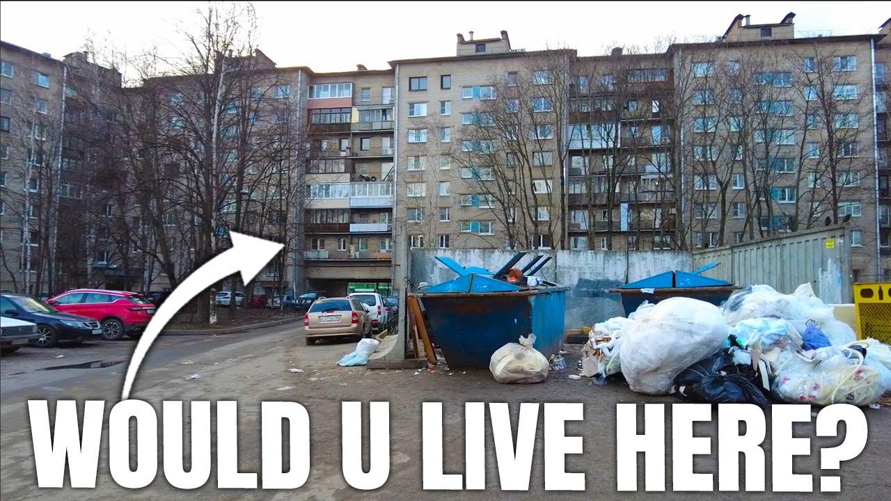 WORST Neighbourhood in Russia? St. PETERSBURG - YouTube