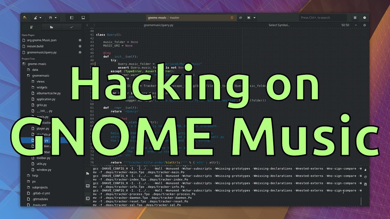 Hacking on GNOME Music - YouTube
