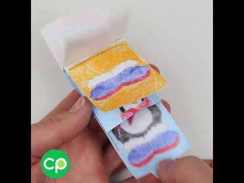 FREE Printable Activity - Winter Flip-Up Book - YouTube