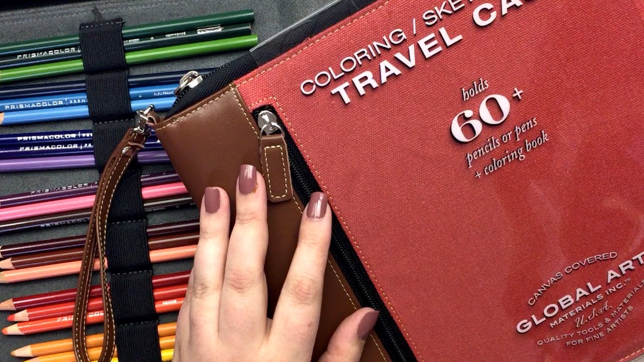 Global Art Coloring/Sketch Travel Case Review - YouTube