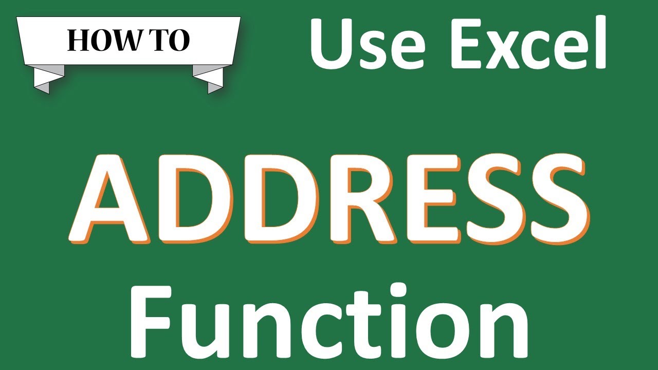 How To Use Address Function In Excel In Urdu Excel Functions YouTube How To Use Address Function In Excel In Urdu Excel Functions YouTube