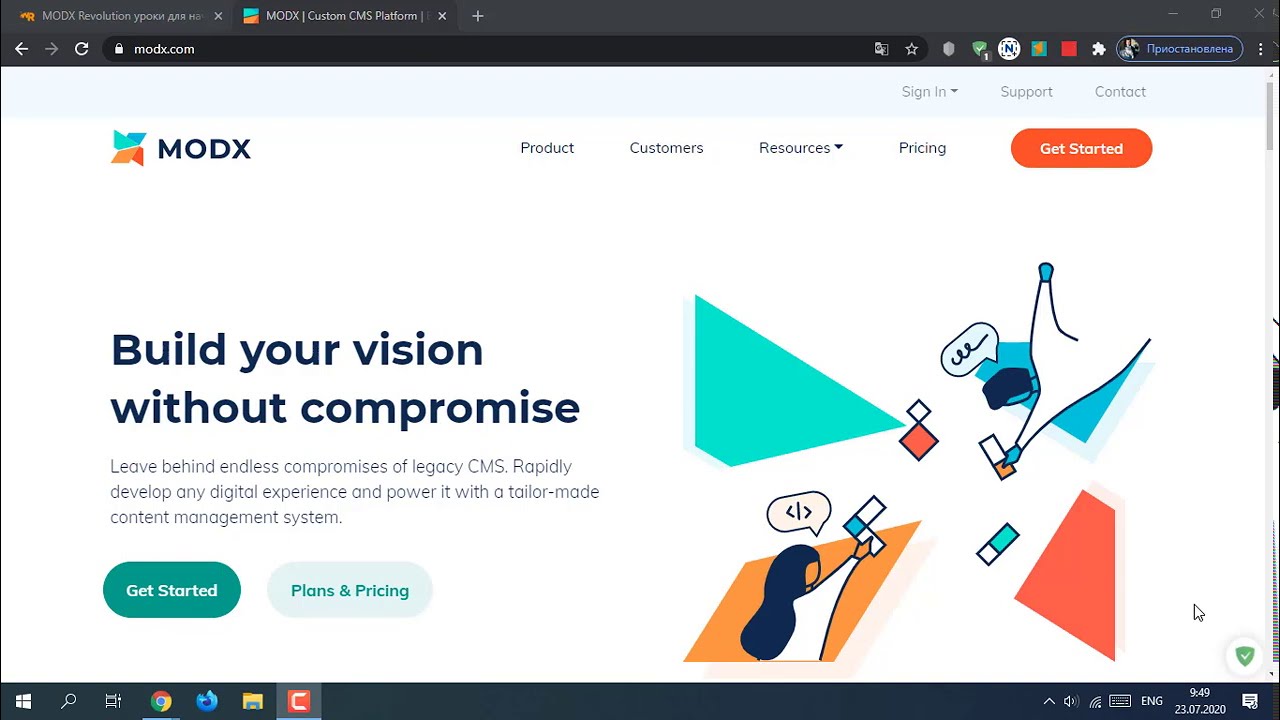MODX Revolution уроки для начинающих - YouTube