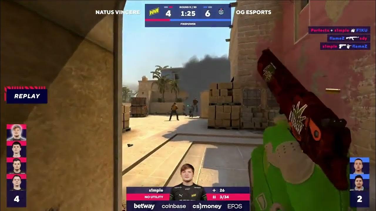 S1mple deagle vs Full buy / OG vs Natus Vincere / BLAST Premier Spring Final 2022 - YouTube