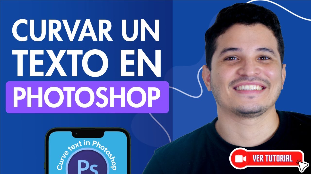 Cómo COLOCAR un TEXTO EN FORMA CIRCULAR en Photoshop 🏙️ Curvar el Texto ...