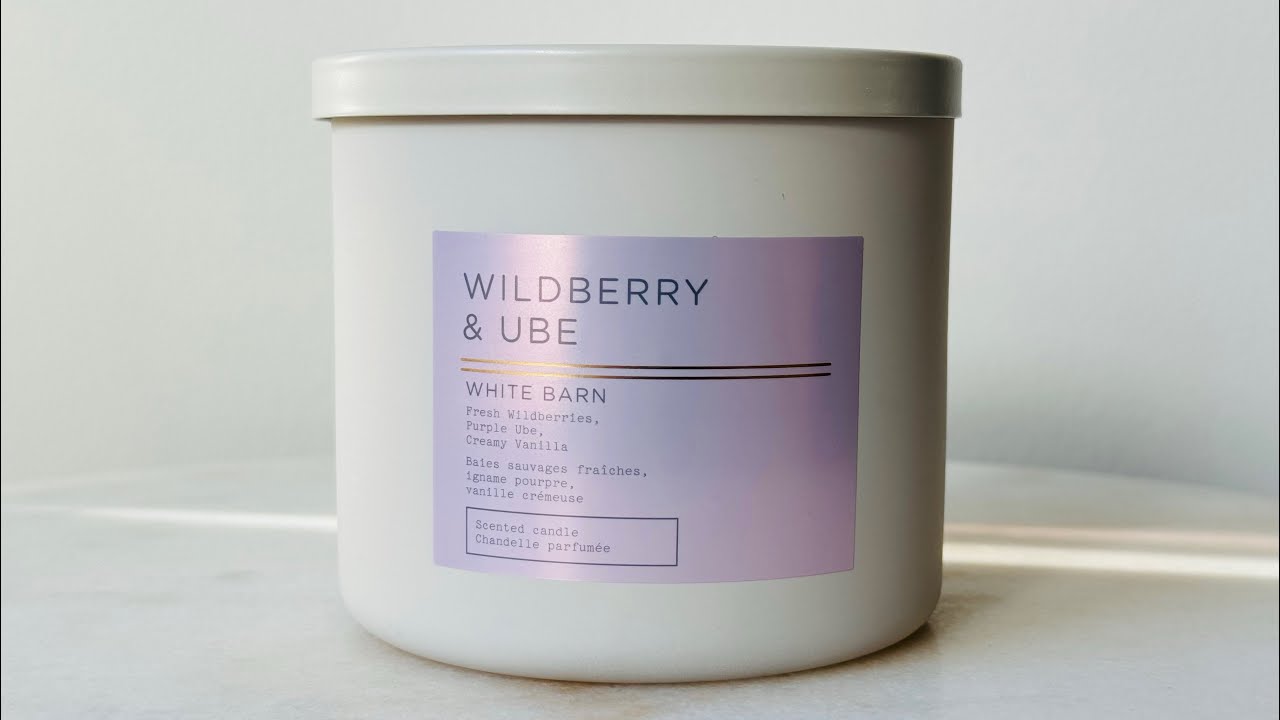 BATH & BODY WORKS WILDBERRY & UBE CANDLE REVIEW #bathandbodyworks # ...