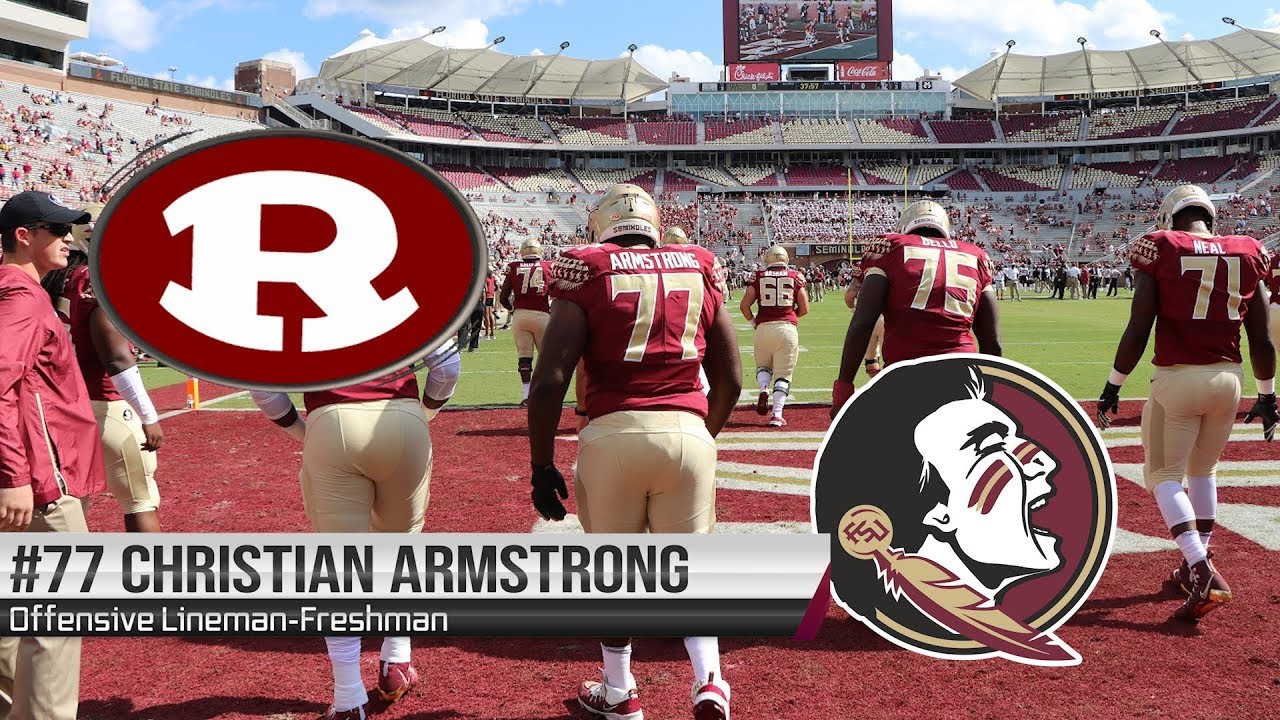 CHRISTIAN ARMSTRONG #77 Florida State University | Freshman - YouTube