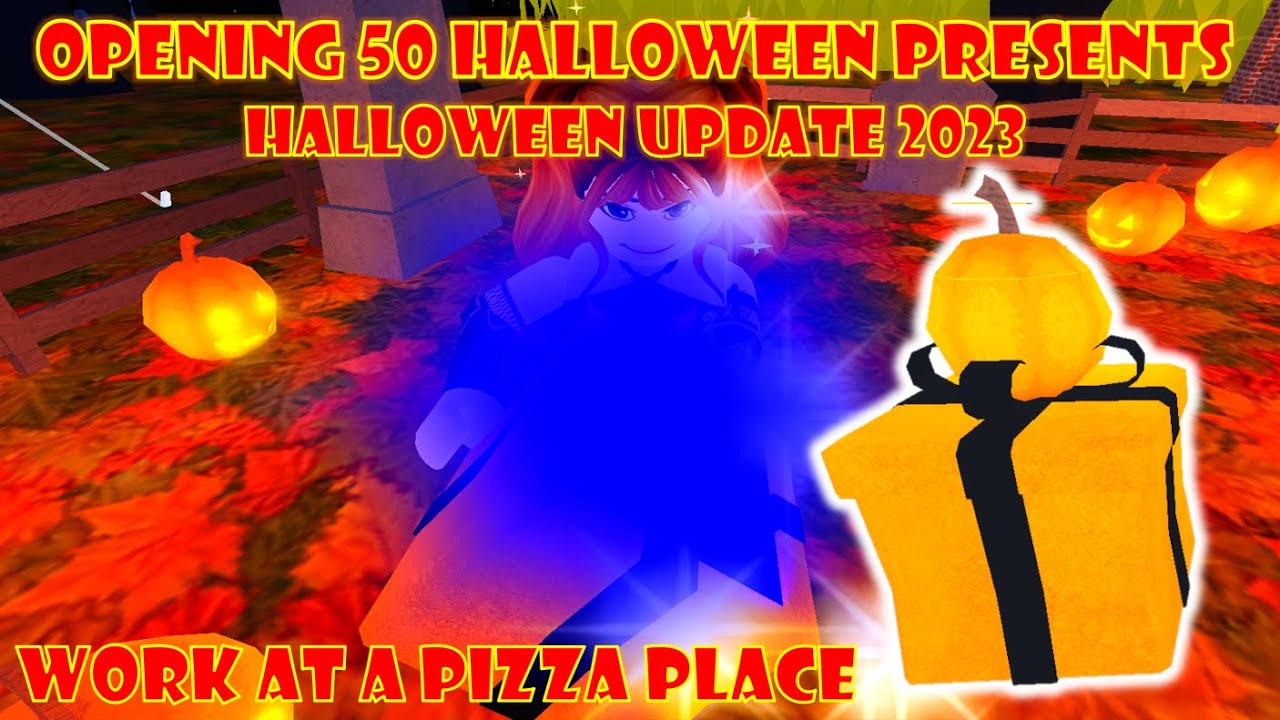 Opening 50 Halloween Presents in Halloween Update 2023 [] Work at a ...
