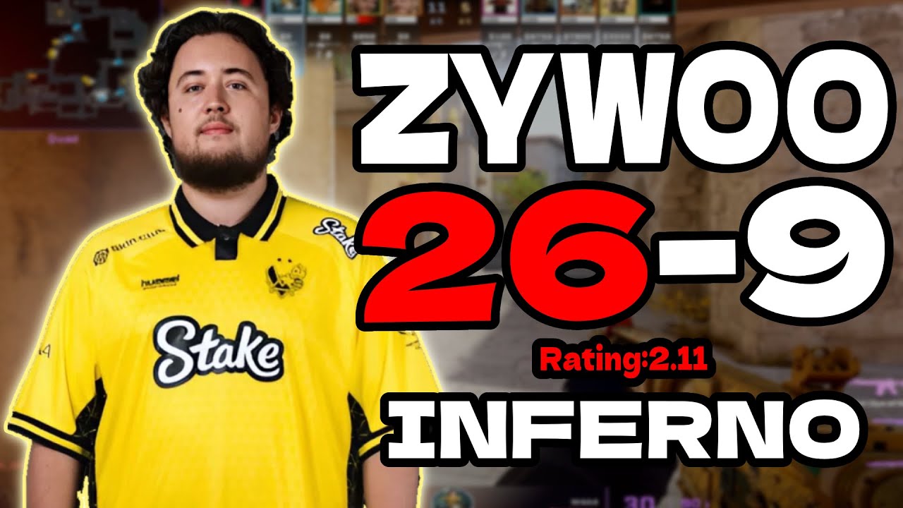 ZywOo 26-9 | 5-STACK inferno FACEIT EU | Rating 2.11 | Dec 7, 2025 ...