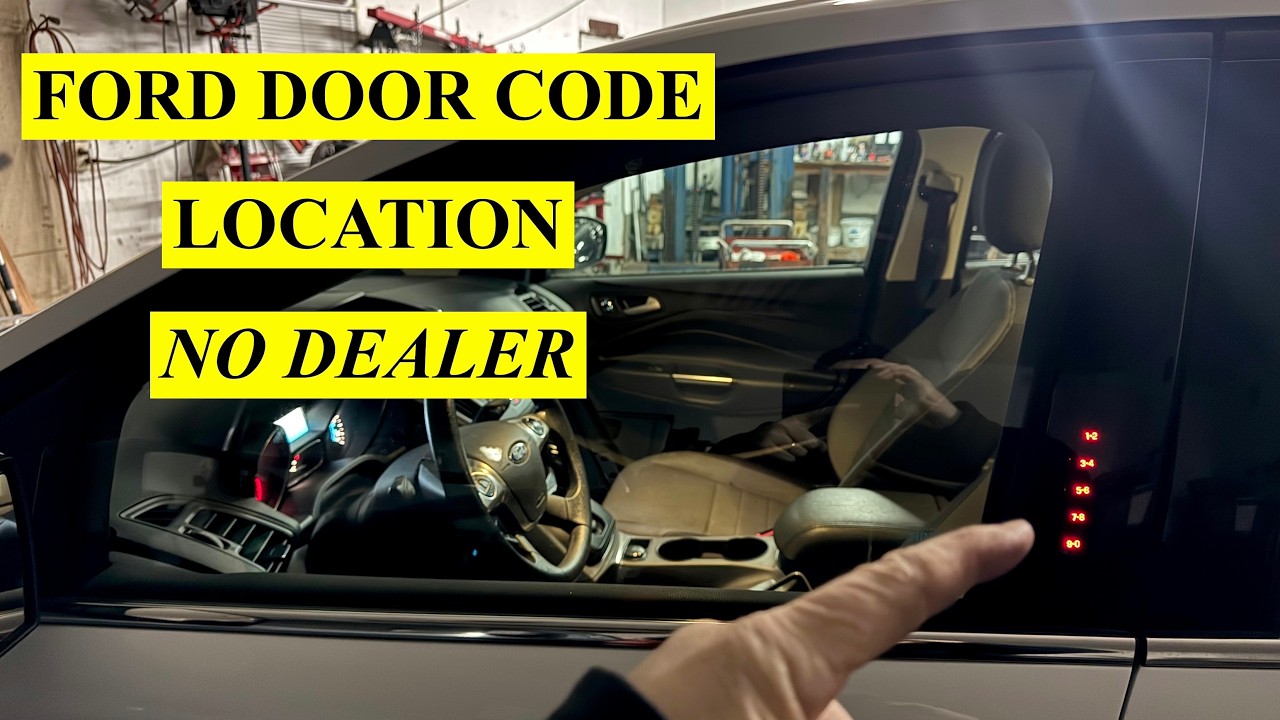 Where to Find Ford Keyless Entry Code (No Dealer Needed) - YouTube