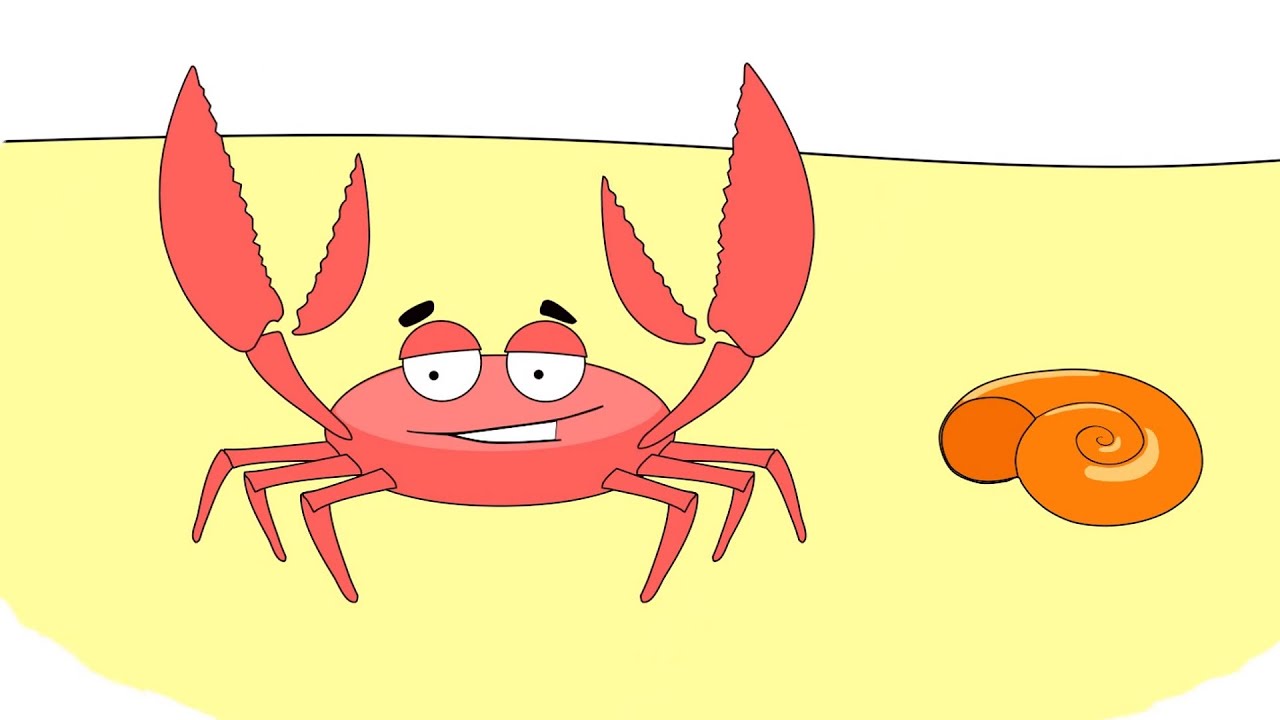 Zeichentrick-Malbuch - Krabbe, Frosch, Delfin - YouTube