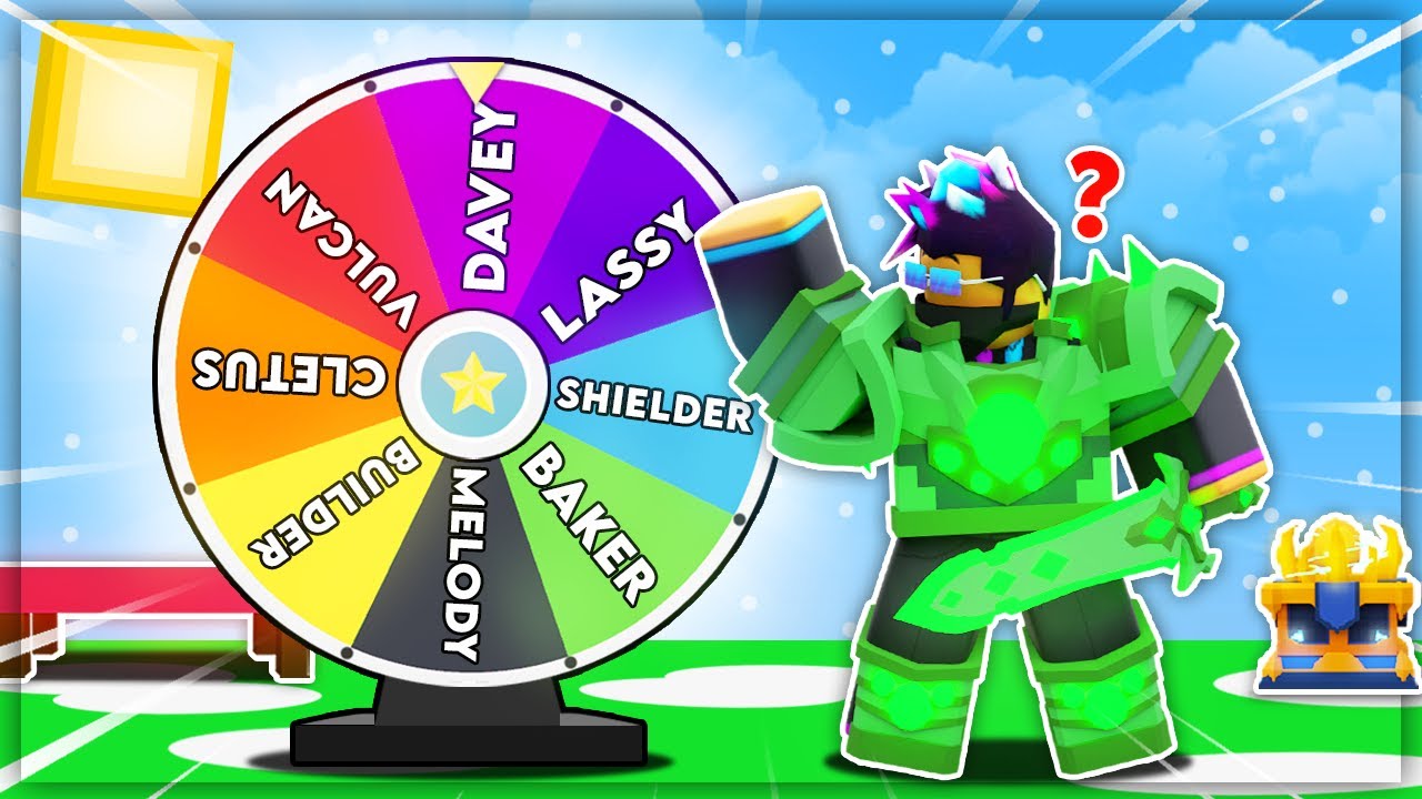 So I Let A *WHEEL* Choose My *KIT* In Roblox BedWars! - YouTube