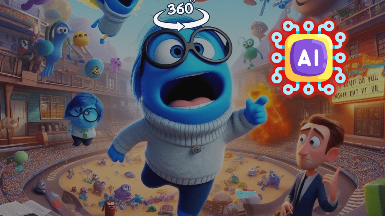 Inside Out 2: AI Brings Animated Scenes to Life in 360 VR! - YouTube