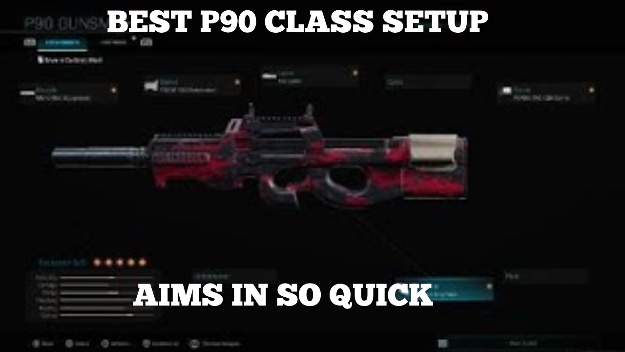 THE BEST P90 CLASS SETUP IN MODERN WARFARE..🥰 (COD MW) - YouTube