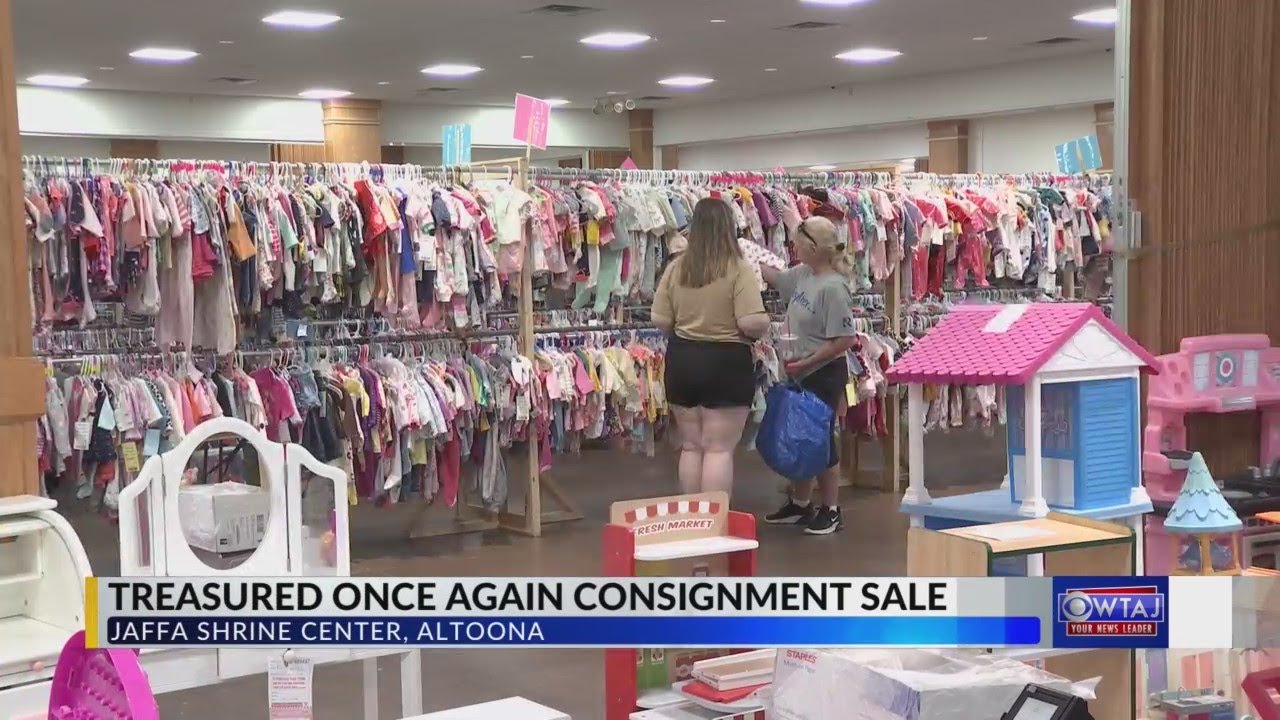 Jaffa Shrine hosts "Treasured Once Again" spring sale - YouTube