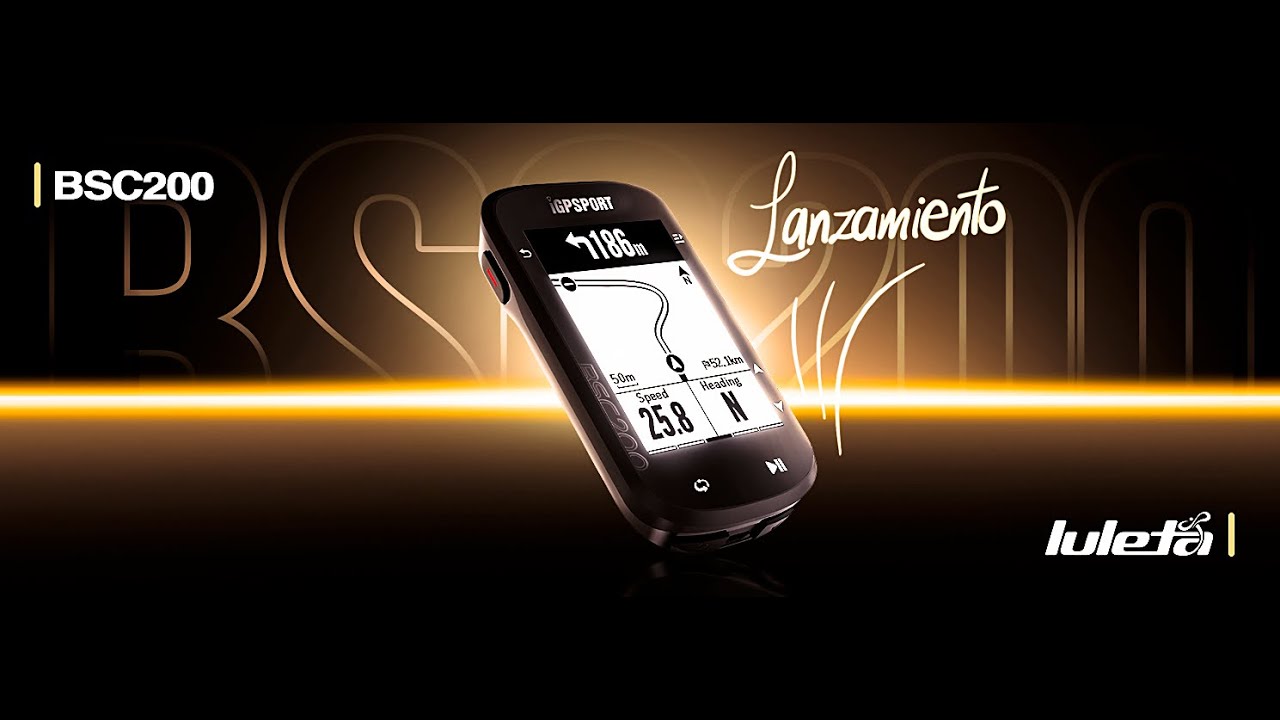 Ciclocomputador iGPSPORT BSC200 - YouTube