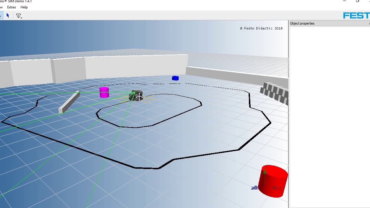 Robotino first program - YouTube