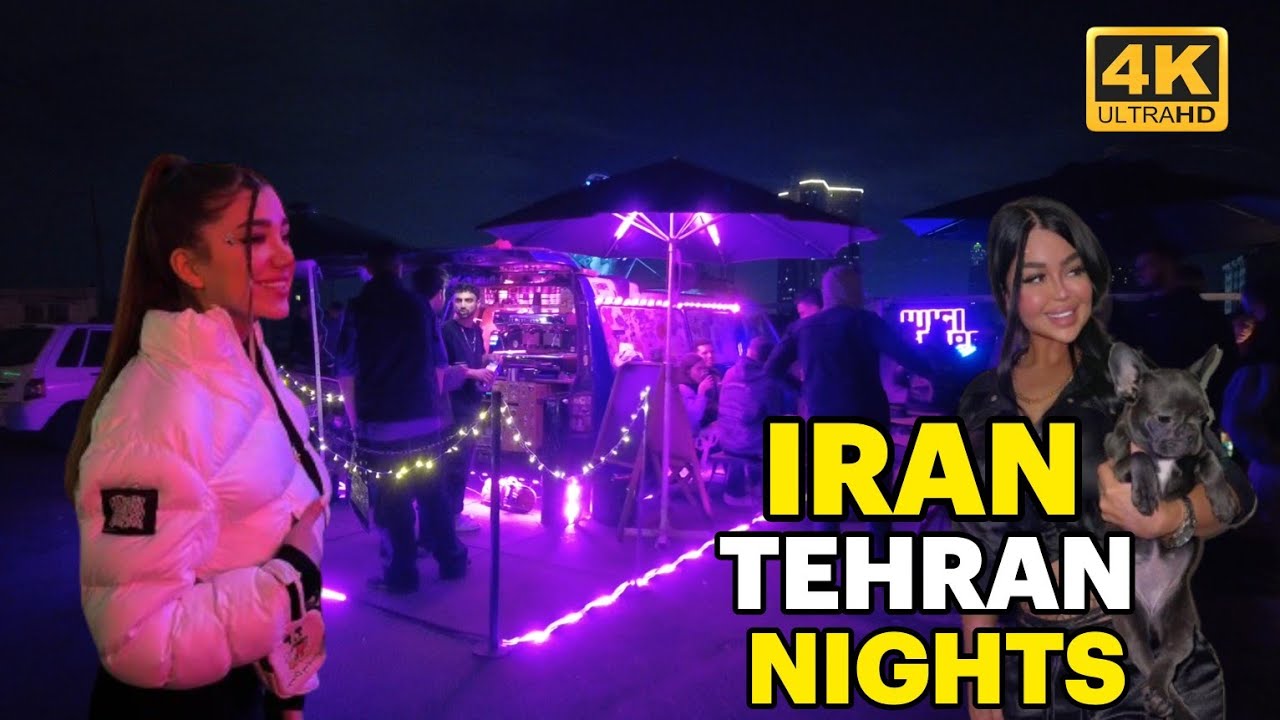 IRAN 2024 | Walking In Tehran City At Night | Tehran Bam Resalatایران ...