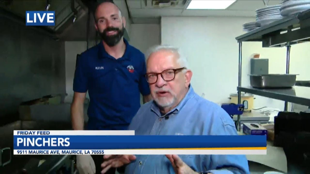 Friday Feed is at Pinchers in Maurice with owner, Kevin Colomb. - YouTube