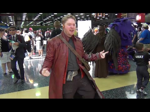 Star-Lord Dancing at Comic Con - Guardians of the Galaxy Spoof/Real ...