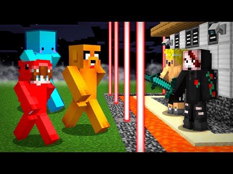 YouTubers vs BASE SEGURA de Minecraft