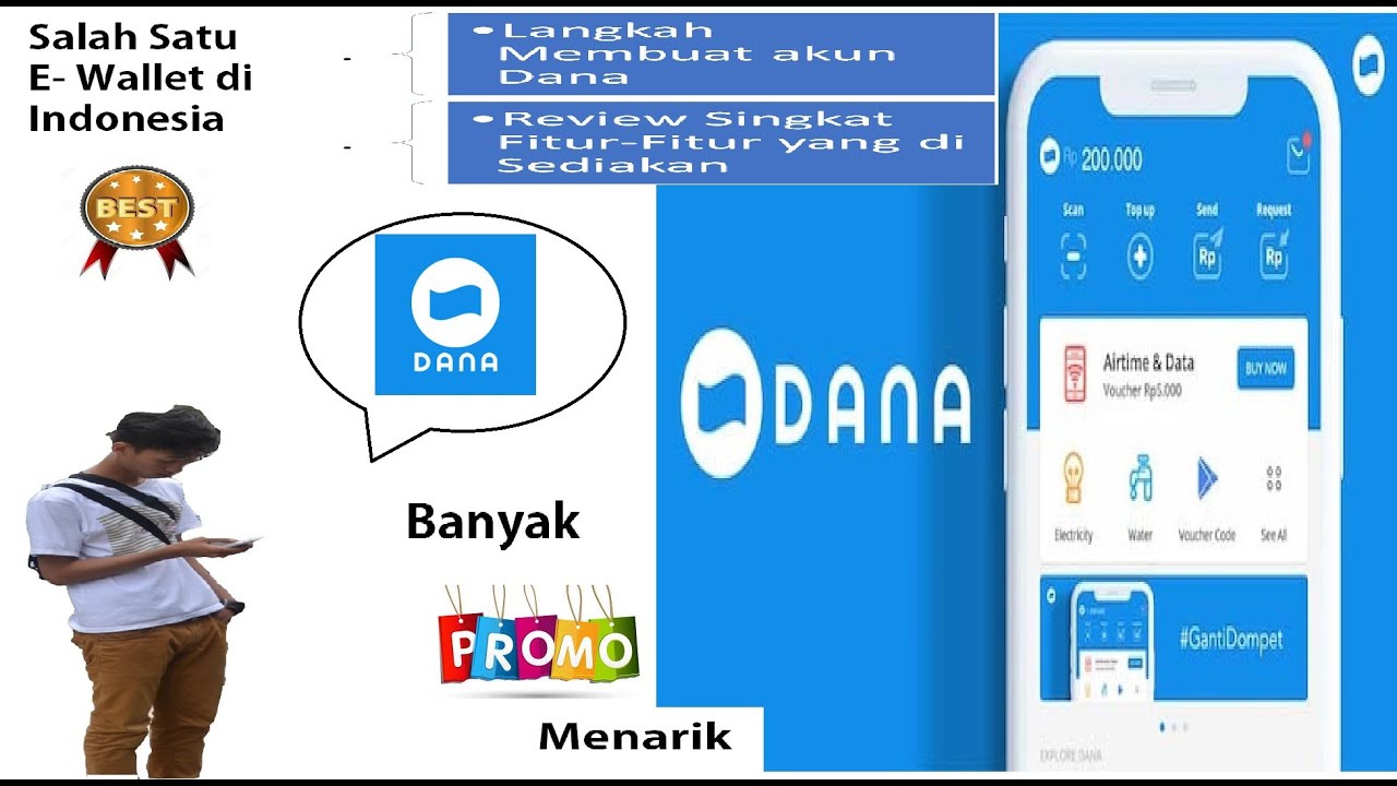 Cara Membuat dan Menggunakan Aplikasi Dana Dompet Digital Indonesia ...